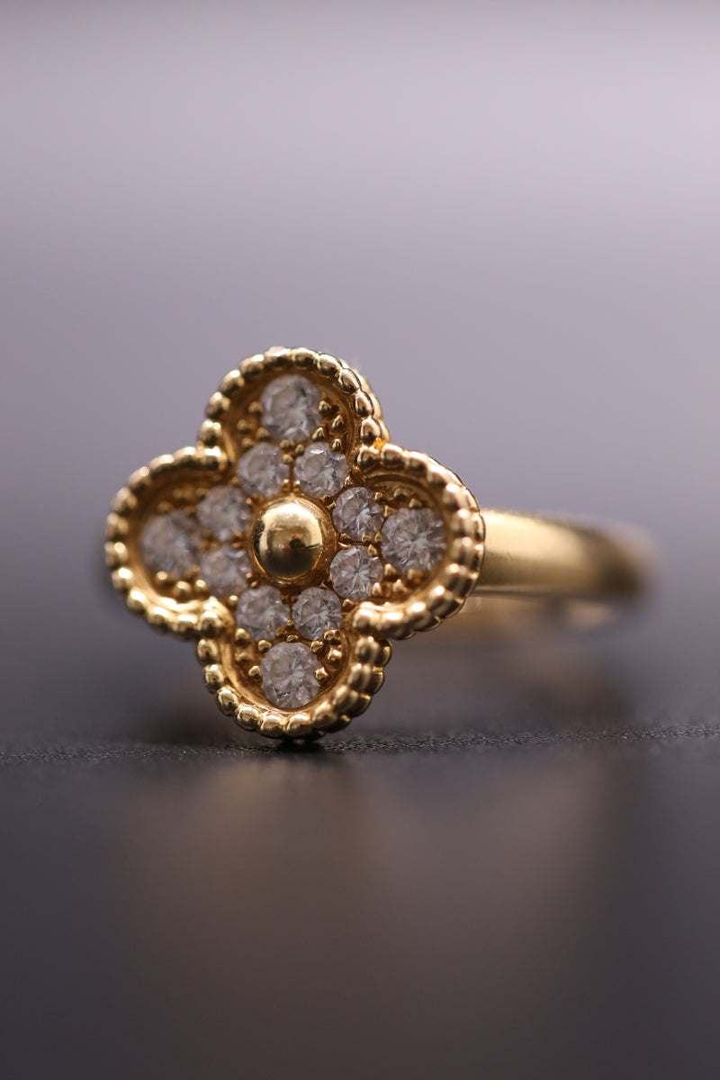 Van Cleef & Arpeel Gold Diamonds Ring – LB